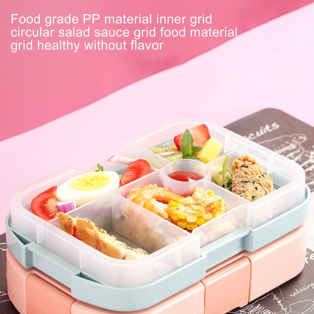 2022 NEW Lunch Box Children Portable Five-grid Lunch Box Student Lunch ...
