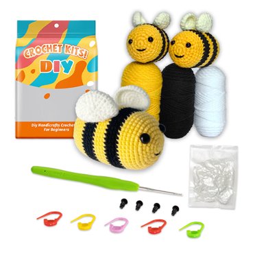 CODGP Beginner Crochet Kit, Cute Colorful Elephant Crochet Kit Adults ...