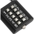 Waterproof 10 Digit Push Button Combo Padlock - Heavy Duty Outdoor ...