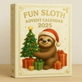 Uklsqma Sloth Advent Calendar 2025 | 24 Detailed Sloth Figurines Daily ...