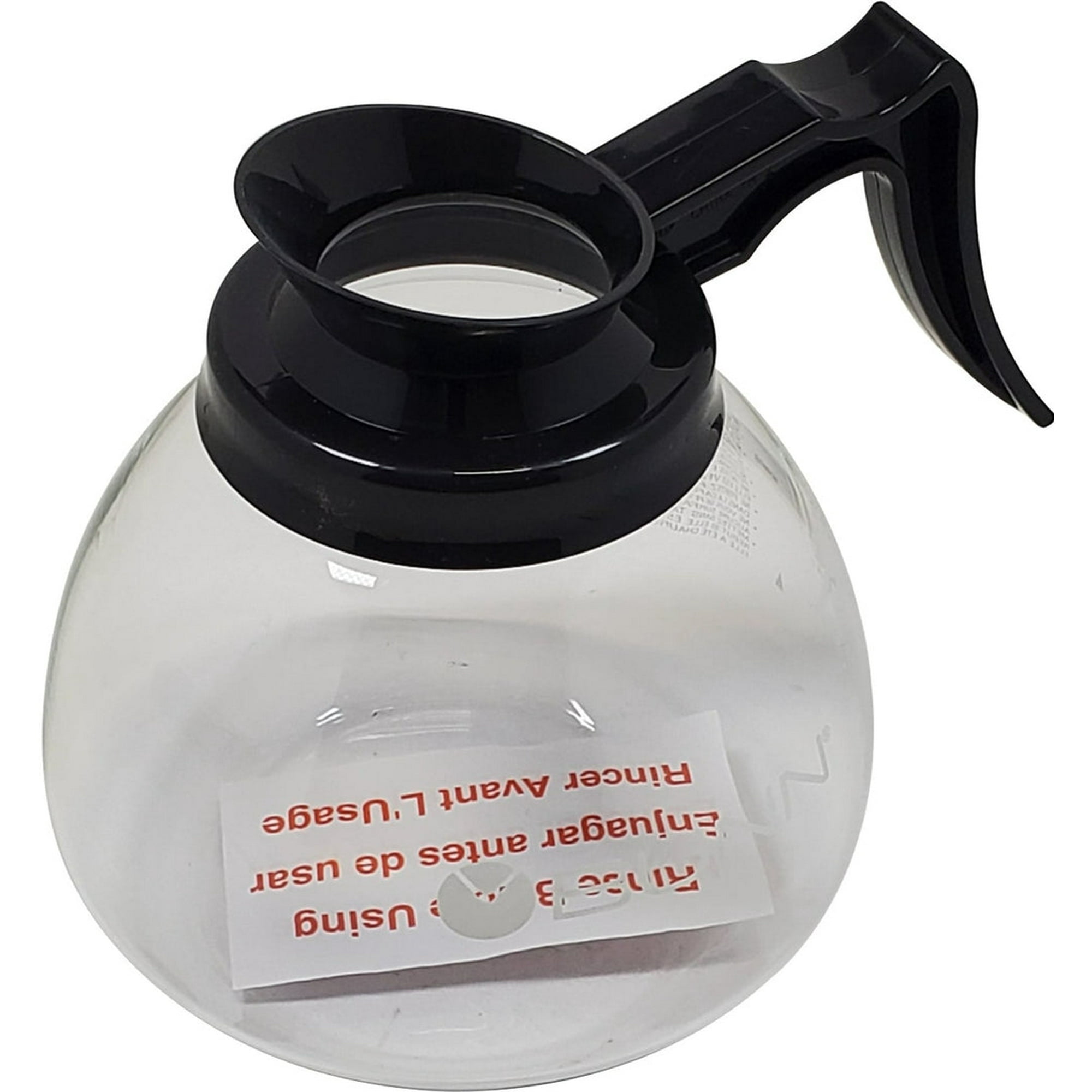 Click here for A2zchef Bunn - Coffee Pot Glass - Black Handle Dec... prices