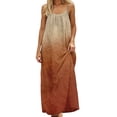 Backless Cami Dress for Women Summer Sundress Plus Size Open Back House ...