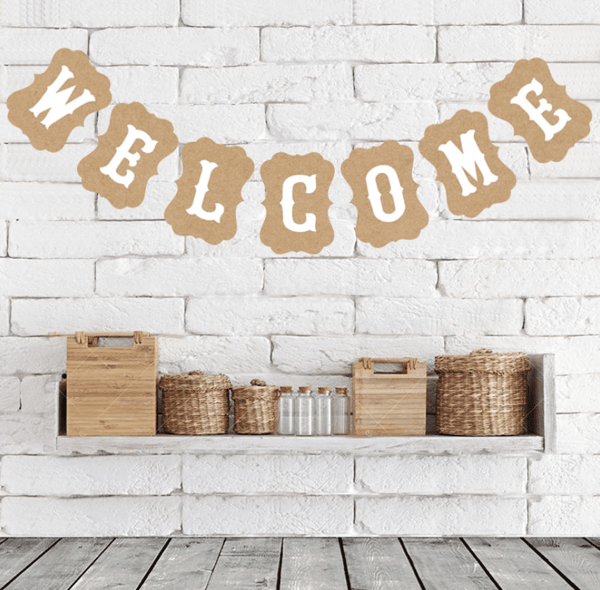 Buy Welcome Banner Sign- Large, Welcome Home Banner | Great for Welcome ...