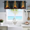 Kitchen Cafe Valance Curtain for Small Windows,Sword in Fire Rod Pocket ...