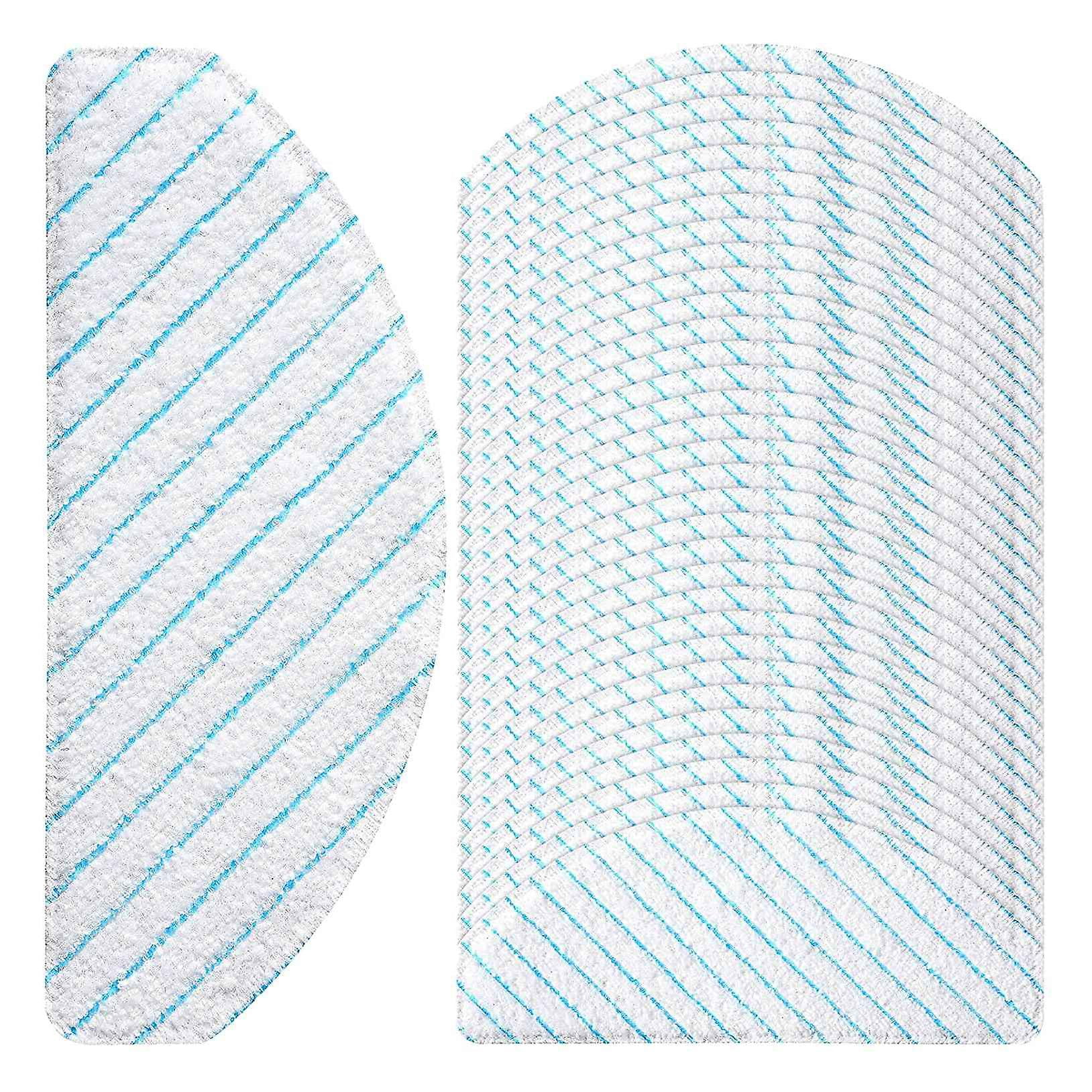 100 Pcs Mop Pads For Ecovacs T9 T9+ T8 T8+ T8 Aivi N8 N8 Pro Robot ...
