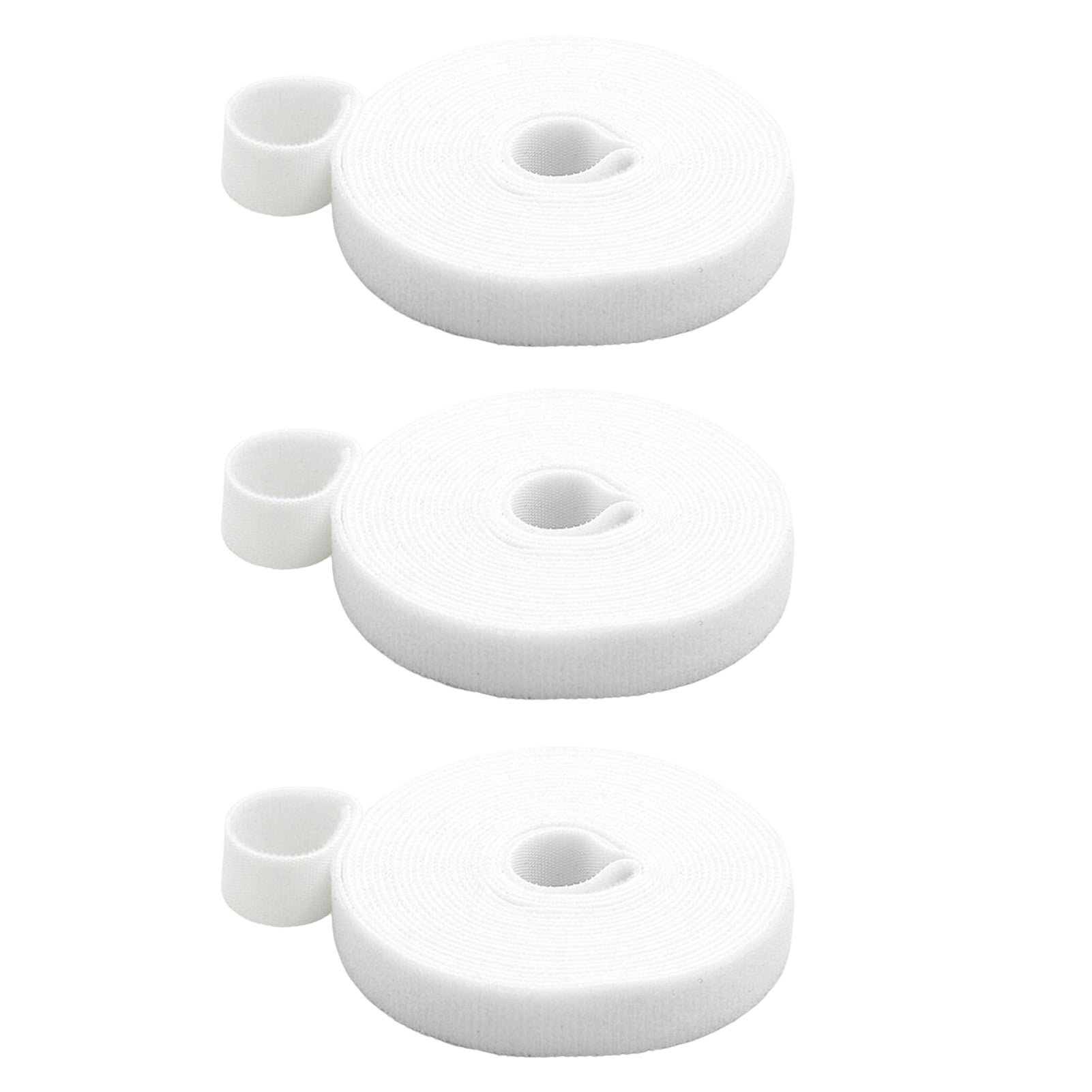 Lomubue 3 Rolls Cable Tie Long Space Saving Easy to Install Adjustable ...