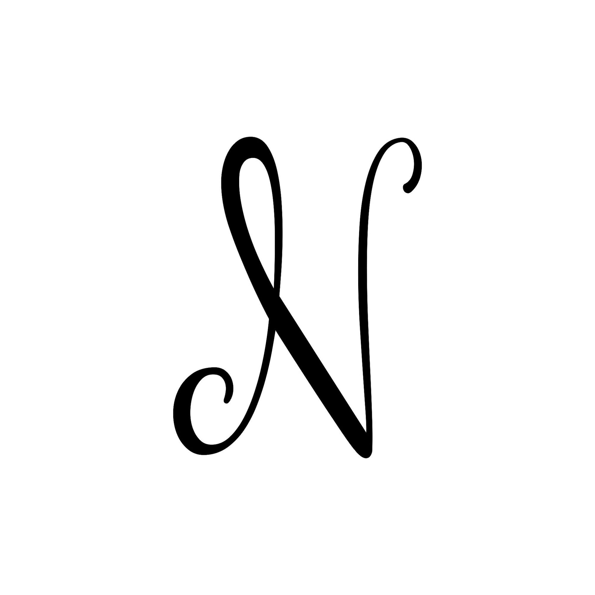 The Letter N Fancy