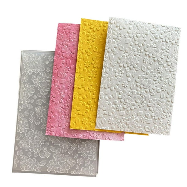 CAIROYAR Carpeta de relieve de plástico con textura 3D en forma de ...