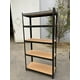 Bowoshen 70" x 35" x 16" Garage Shelving Unit, 5-Tier Shelves Boltless ...