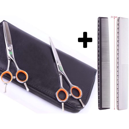 2 Hair Cutting Combs, Styling Measure Combs, with 1 Set Professional ...