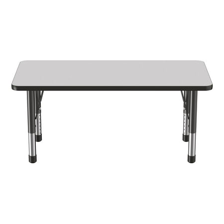 FDP Rectangle Activity School and Kids Classroom Table (24 x 48 inch ...