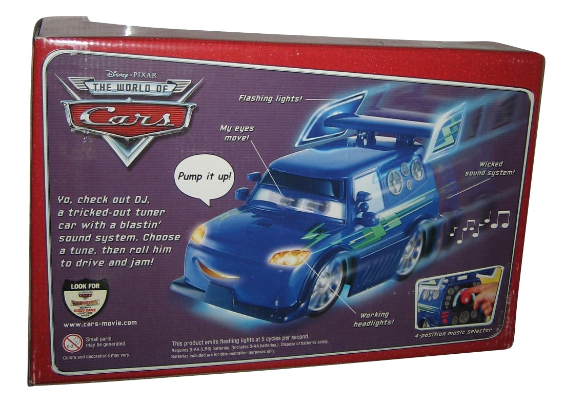 Disney Cars Movie Rockin' Ride Light Up Radio Spinning Rums DJ Toy Car ...