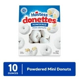 HOSTESS Assorted DONETTES, Powdered Sugar Mini Donuts - 10 oz Bag ...