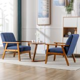 Miniyam Accent Chair - Tufted Fabric Side Chair - Walmart.com