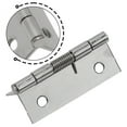 2 Pcs Stainless Steel Self Closing Spring Door Internal Hinge DIY ...