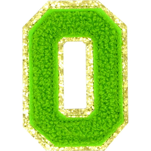 English Letter O Iron On Repair Patches Alphabet Sewing Appliques ...