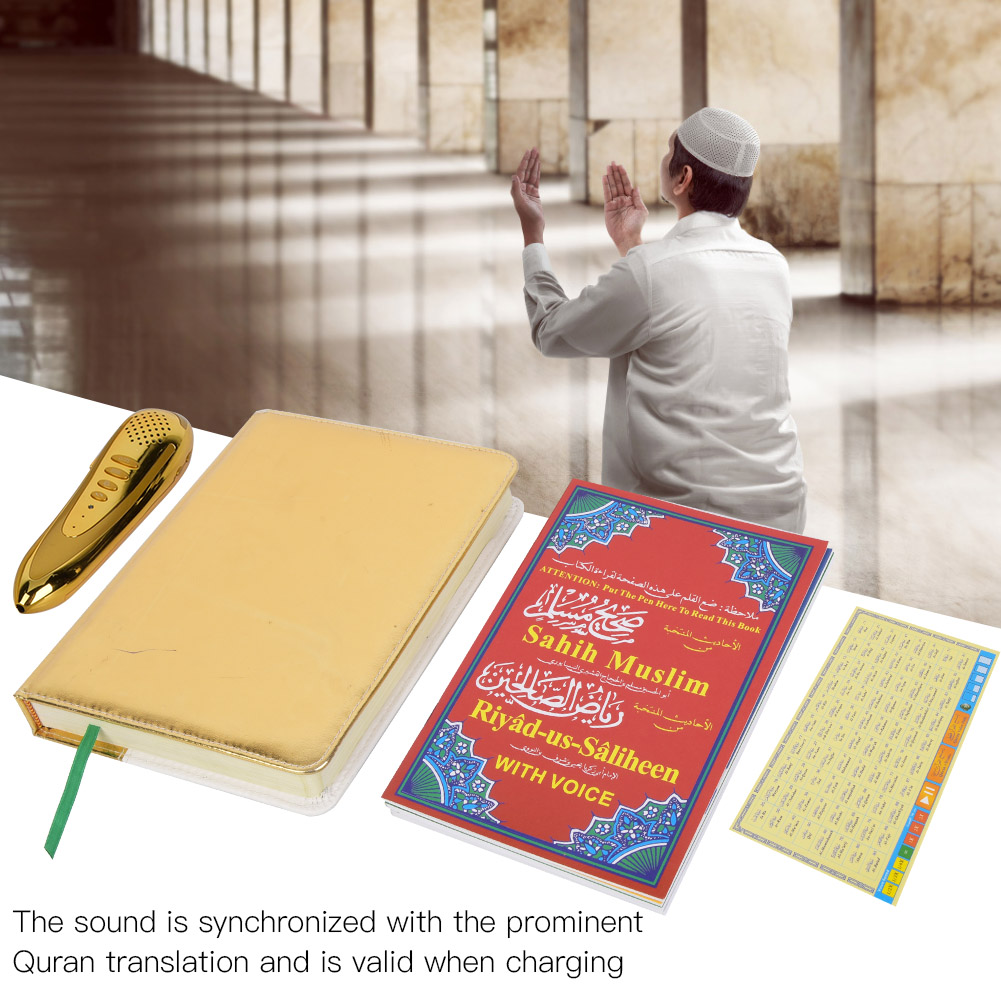 EOTVIA Quran Read Pen Gold ABS Rechargeable Lithium Battery Reader ...