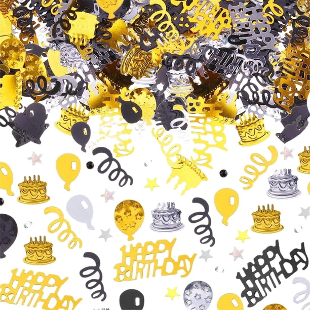 60G Happy Birthday Confetti Glitter Confetti Birthday Decoration Party ...
