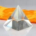 1PC 40mm Optical Glass Four Sides Pyramid Shape For Optical Experiment ...
