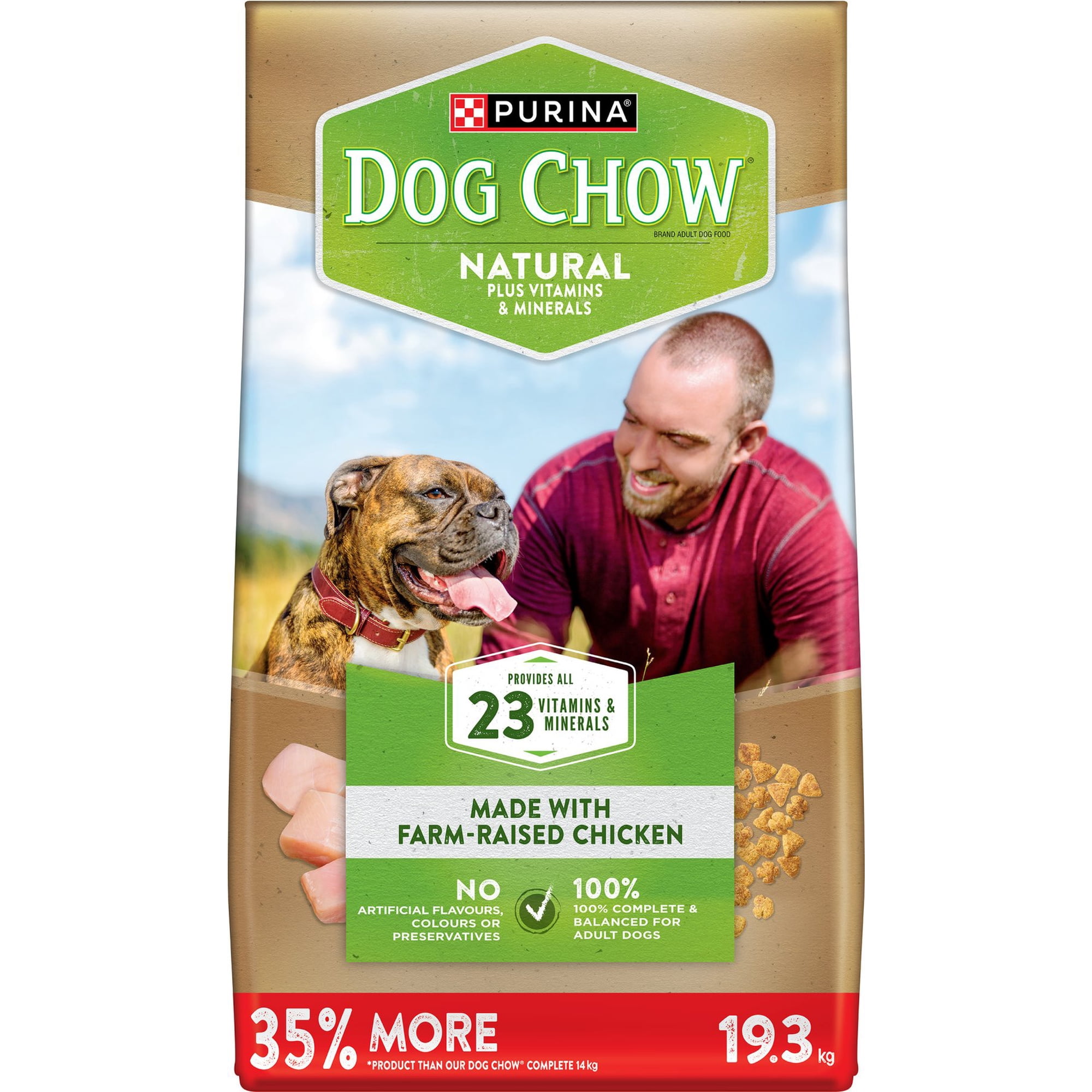 Click here for Flowerfoodshop Dog Chow Natural With Farm-Raised C... prices