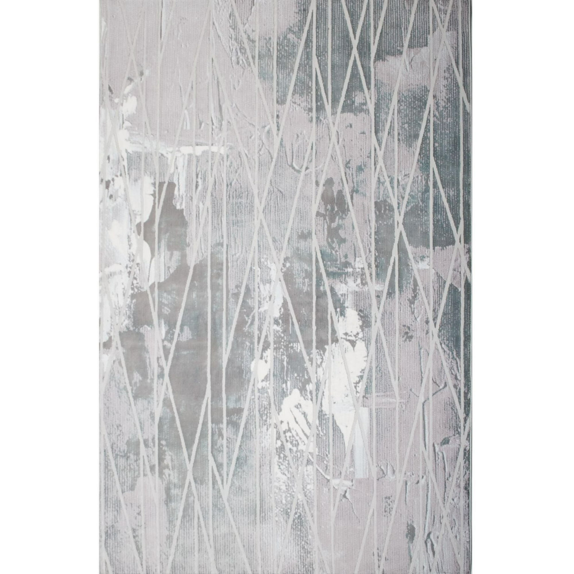 Click here for Rug Branch Oasis Abstract Scandinavian Grey Blue I... prices