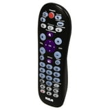 RCA Universal Remote, Control TV, DVD, Streaming Player, Backlit Keypad ...
