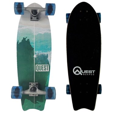 Quest Boards Island Sunset 42" Longboard Skateboard - Walmart.com
