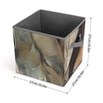 10.6in Folding Storage Box Solid Material Handle On Both Sides For Easy ...
