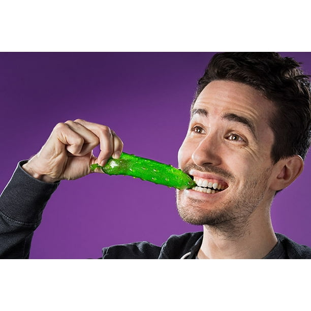 Gummy Pickle Good-sized gherkin made of gummy. - Walmart.com