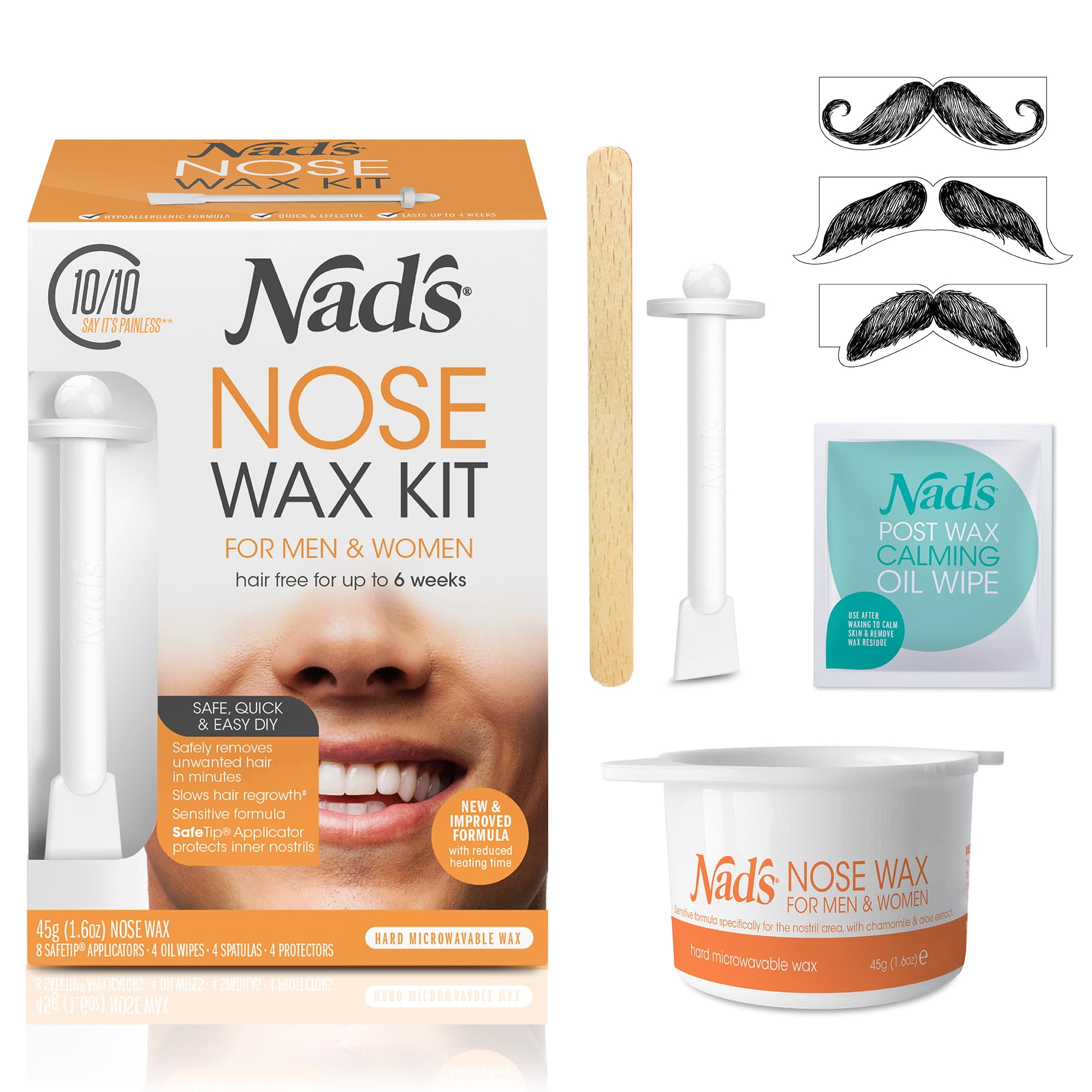 Click here for Nads Nose Wax Kit For Men & Women - Waxing Kit For... prices