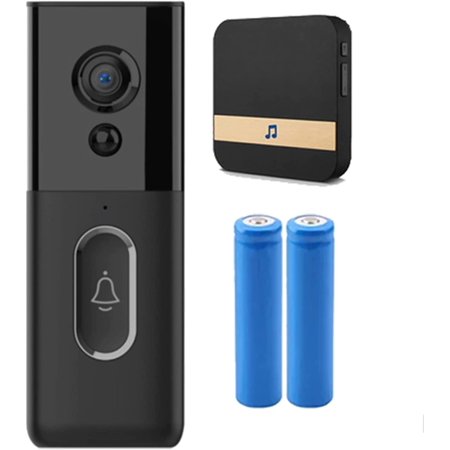 Smart WiFi Video Doorbell, Waterproof 1080P Night Vision Camera ...