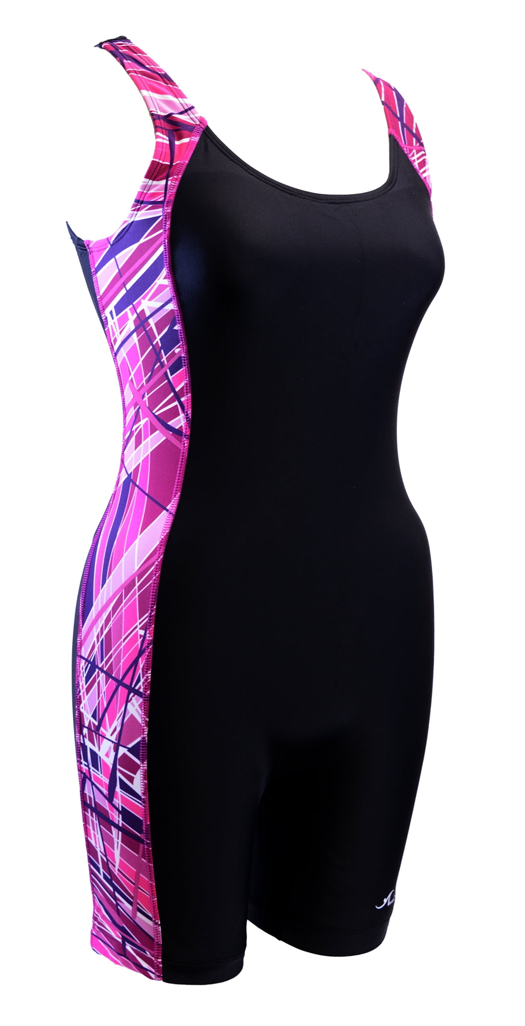 Adorerex Women's Sunfire Lycra Unitard Swimsuit in Blue, Size X-Large ...