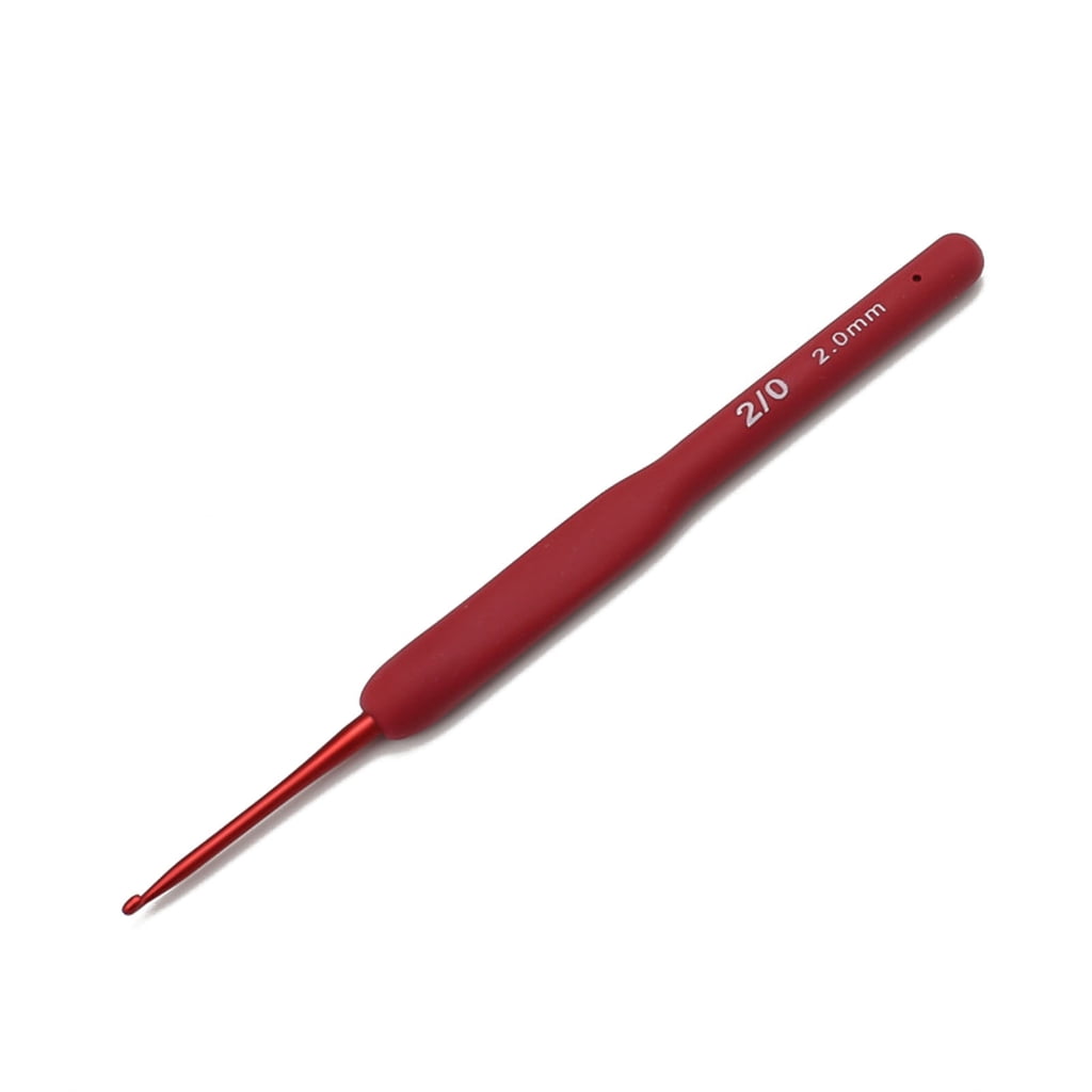 Ergonomic Handle Crochet Hook Smooth Crochet Needles Lightweight 2mm ...