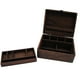 Vintage Antique Wood Writing Travel Desk Set Document Case Inkwell ...