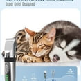 2 in 1 Pet Cat & Dog Grooming Kit - Quiet Cordless Dog Clippers & Paw ...