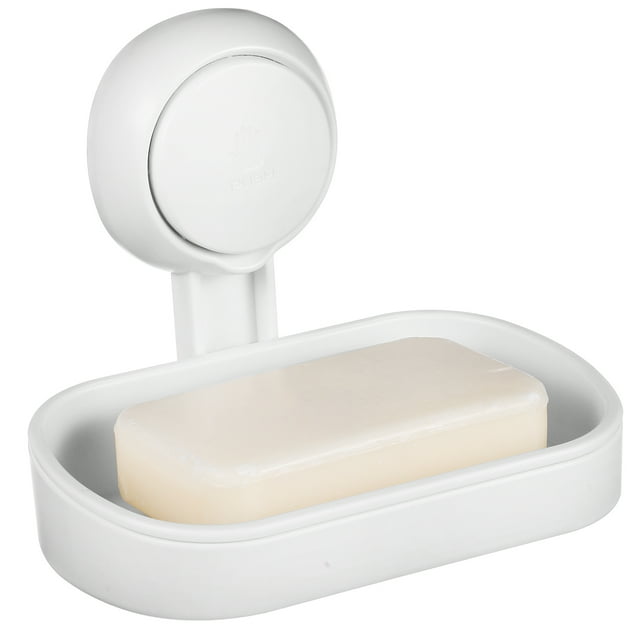 Soap Holder Suction Cup Soap Container Shower Wall Mount Soap Holder ...