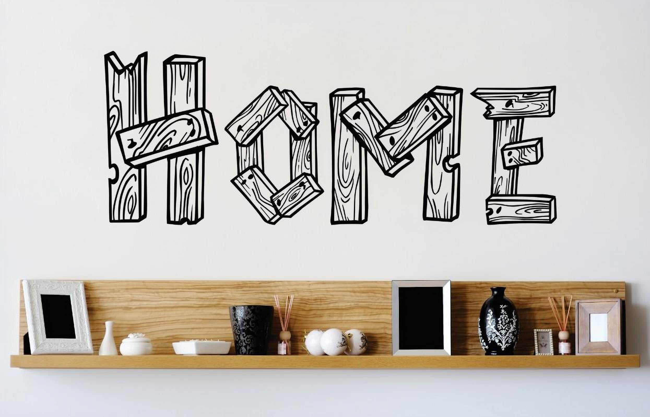 Vinyl Wall Decal Sticker : Home Sign Image Quote Picture Art Peel ...