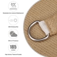 NEWEEN Waterproof Sun Shade Sail Triangle UV Block Sunshade for ...