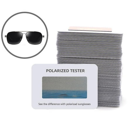 Big Polarized Sunglasses Test Card Check Glasses Polarized Paper ...