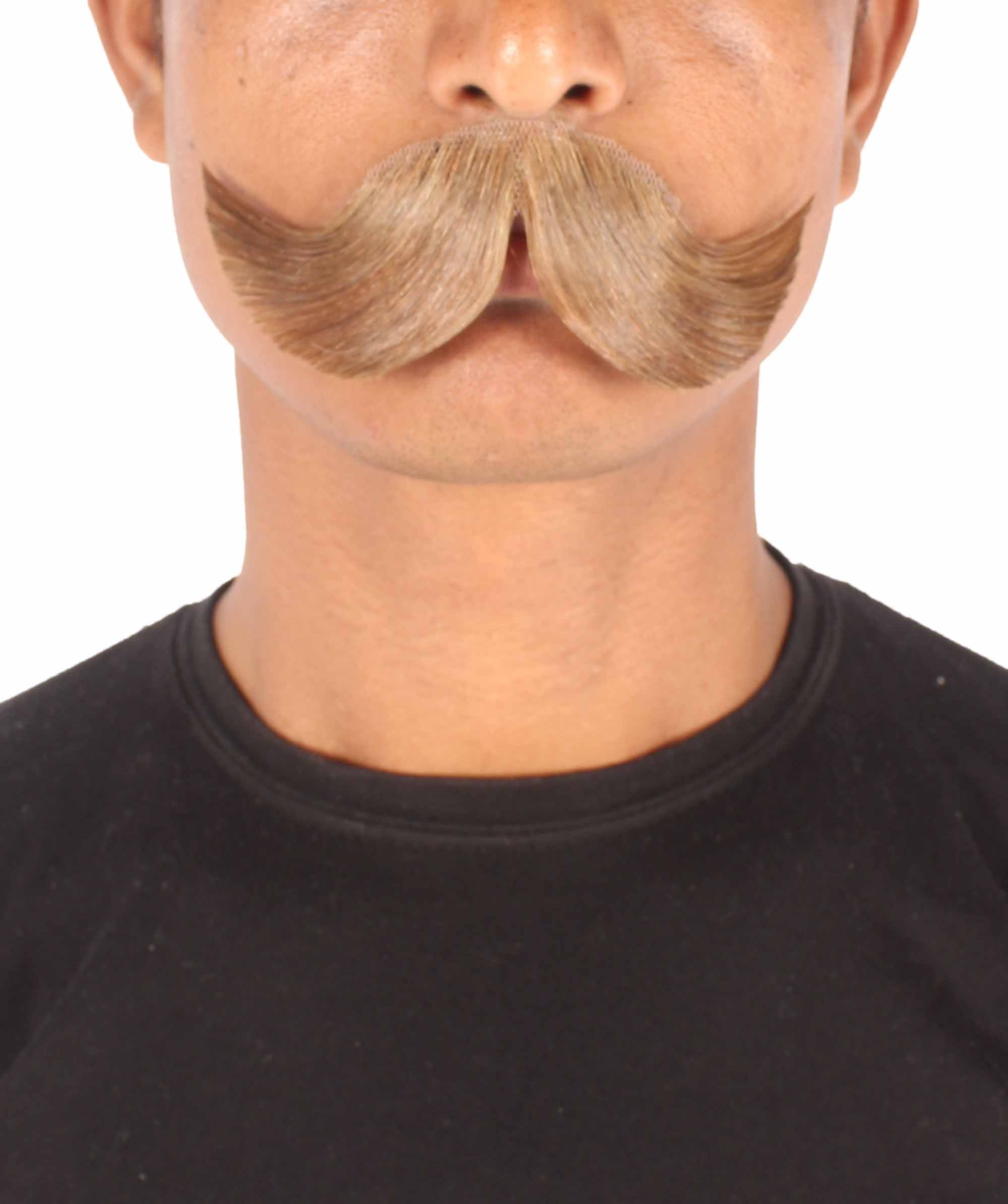 Men's Hungarian Mustache | Human Facial Hair | Multiple Colors ...