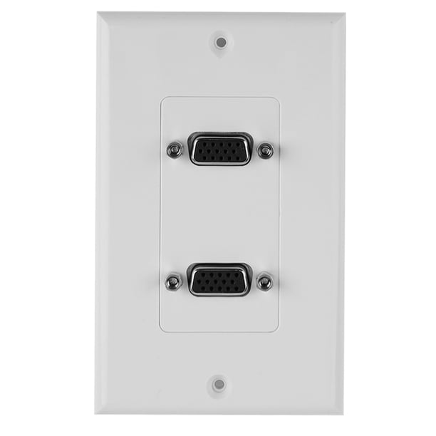 Professionnel VGA 15P Américain Panneau Double Port HDB HDB Femelle au ...