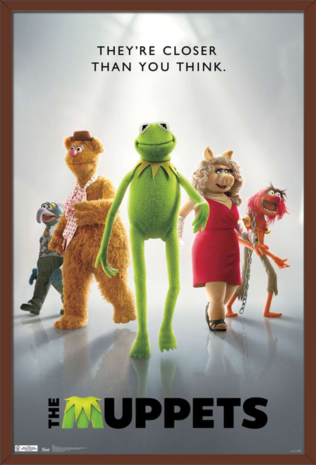Disney The Muppets - Group Wall Poster, 22.375" x 34", Framed - Walmart.com