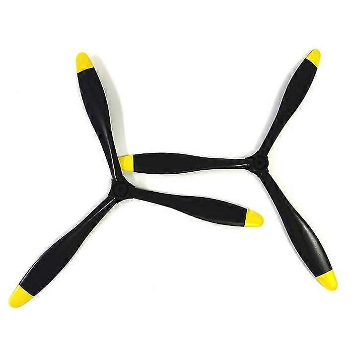 QTModel RC Prop 1050 10 Inch CW CCW Propeller ABS 3 Leaf Blade for B-17 ...