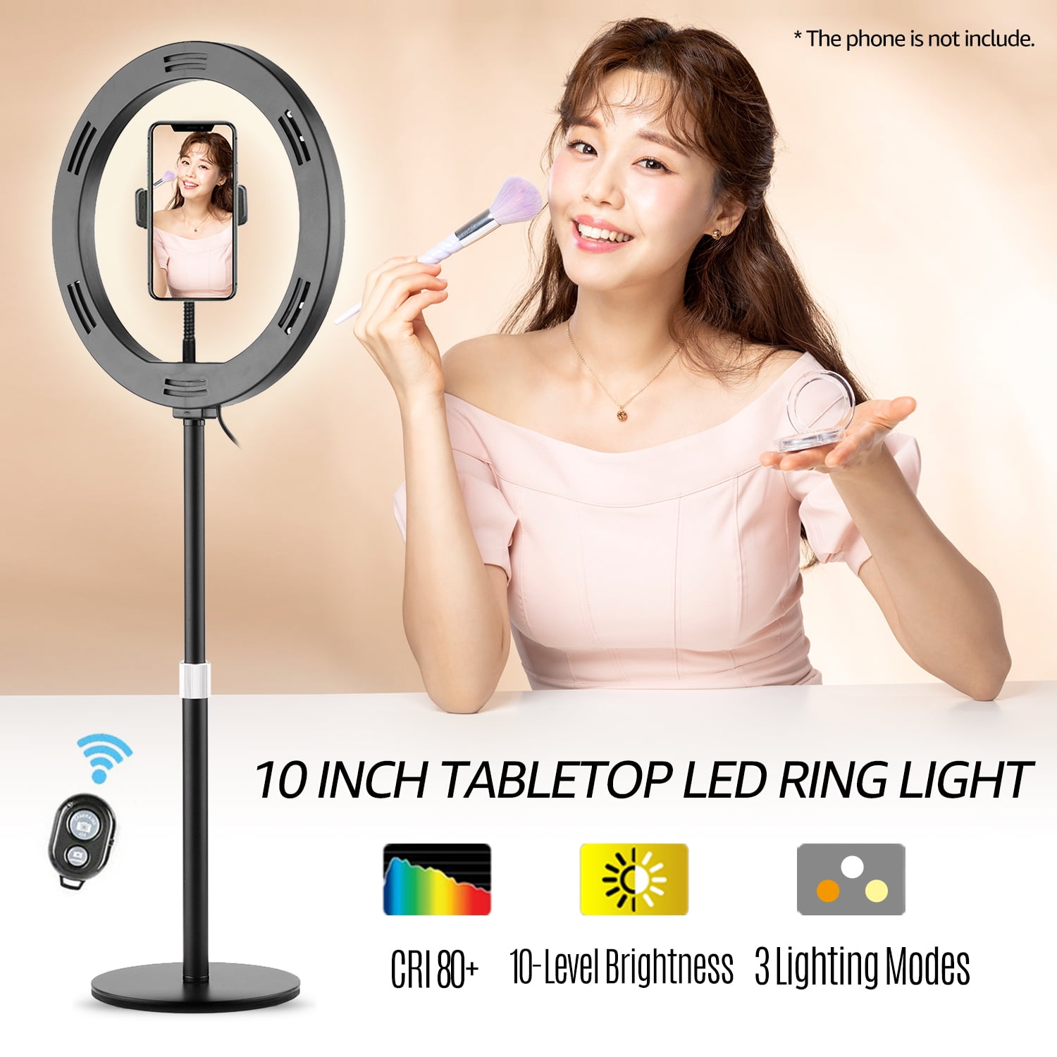 Click here for Flyflise 10 Inch Ring Light Selfie Beauty Led Ligh... prices