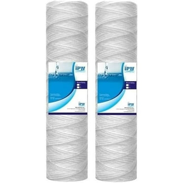 PURELINE 25 Micron Whole House Water Filter Replacement Compatible with GE FXHTC, Culligan RFC ...