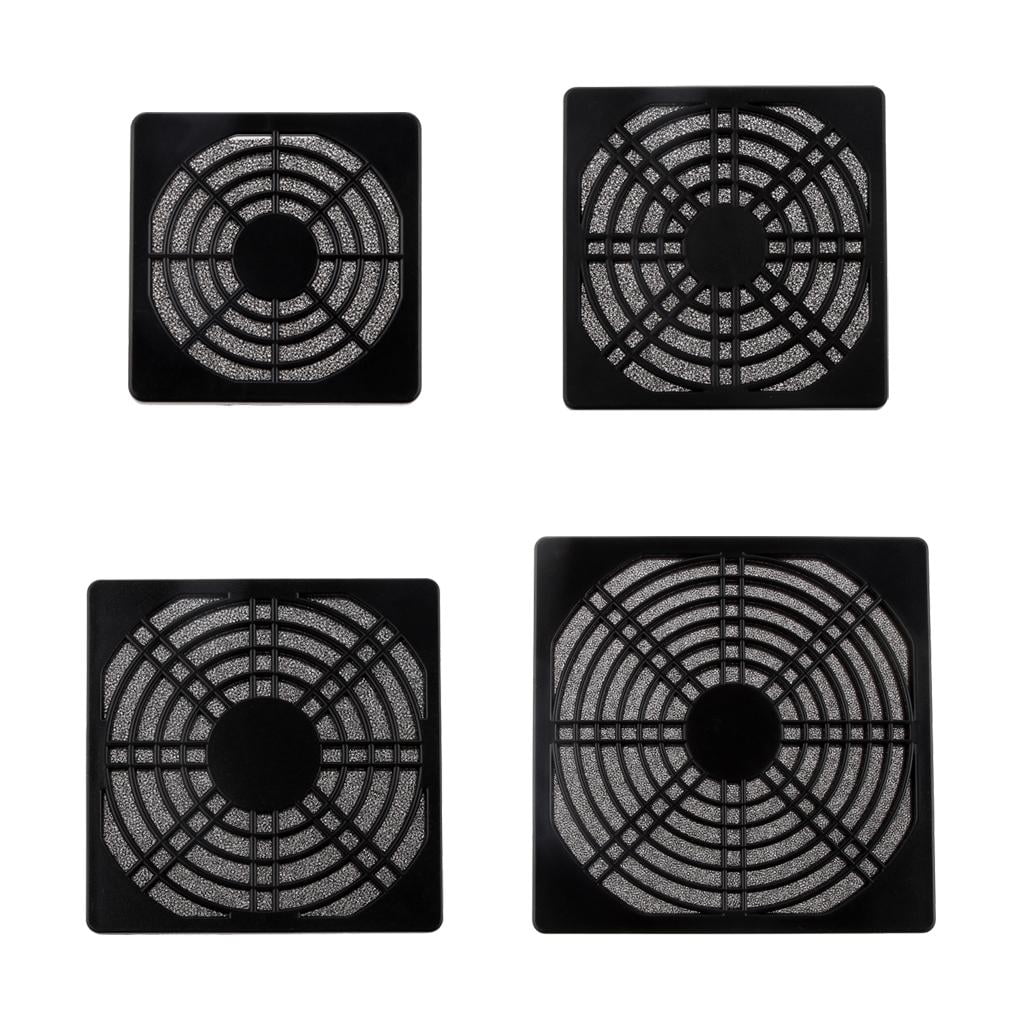 Black Axial Fan Protective Grille Ventilation Grille 63.5x63.5x10mm ...