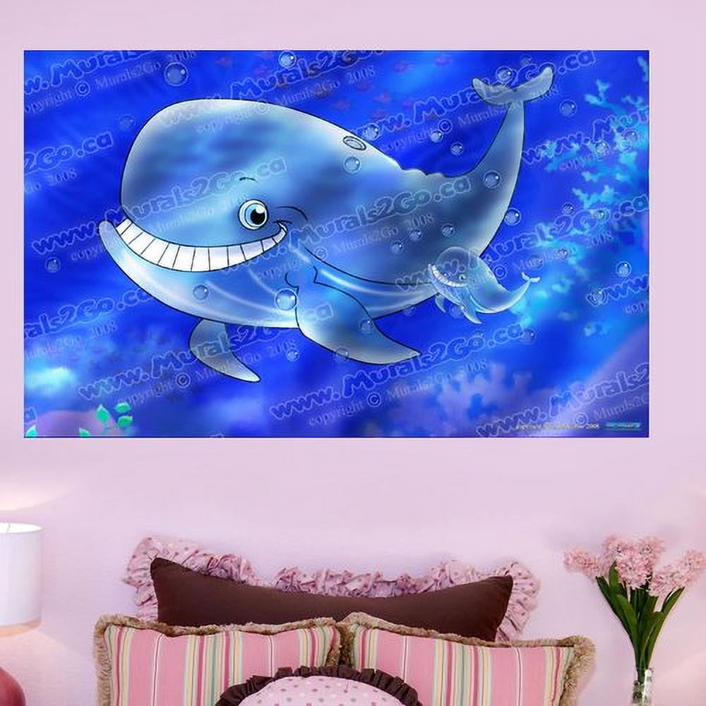 Wallhogs Whales Wall Mural - Walmart.com