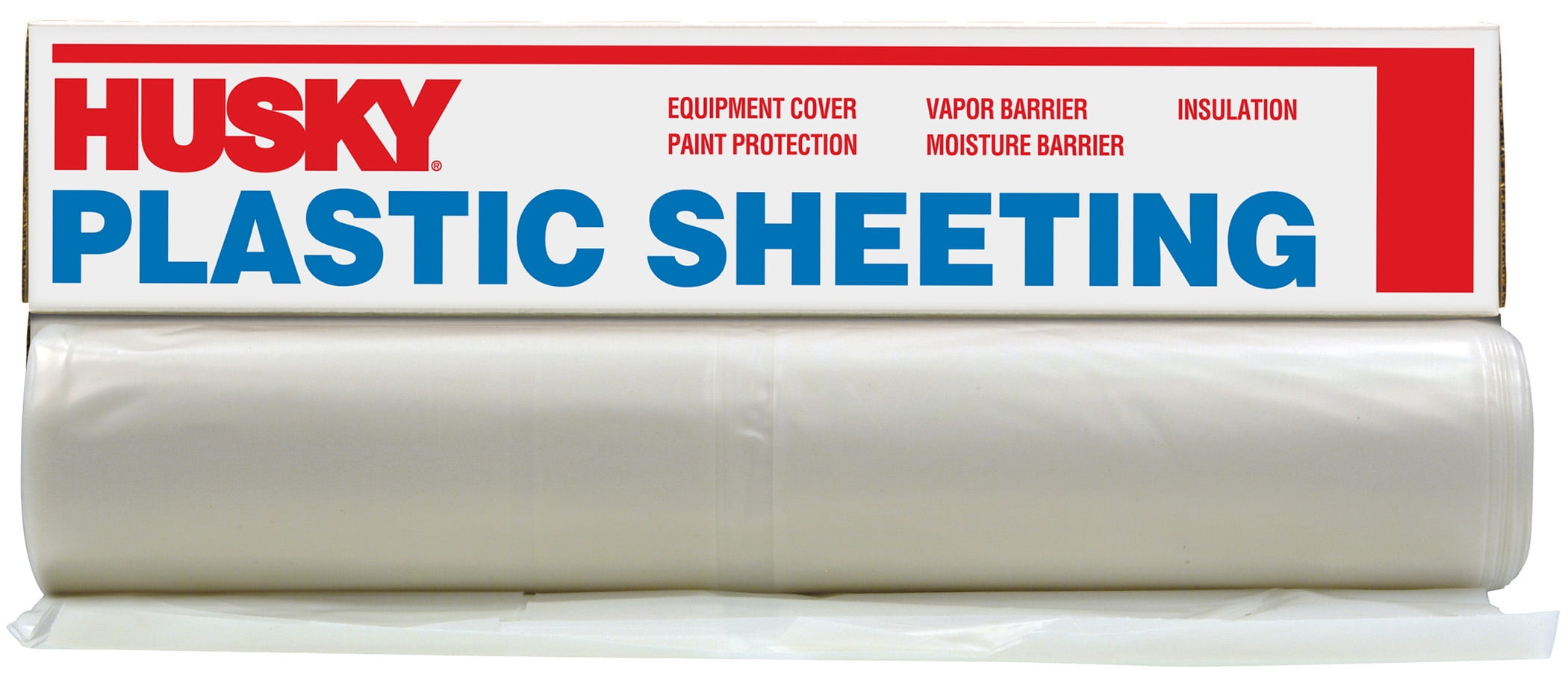 Husky 6 mL Polyethylene Opaque Plastic Sheeting, 12' x 100' - Walmart.com