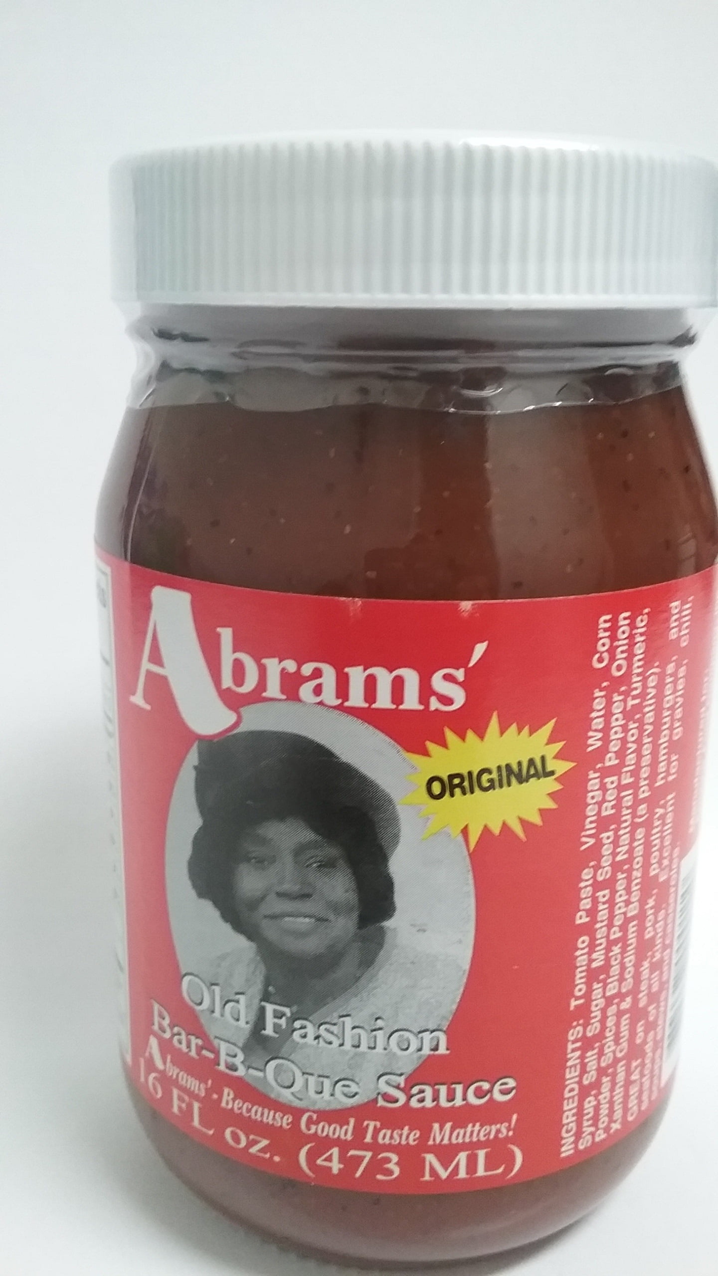 Abrams Original BBQ Sauce, 16 oz - Walmart.com