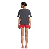 Rolling Stones Women’s Graphic Tee and Shorts Lounge Set, 2-Piece, Sizes XS-3X - Walmart.com